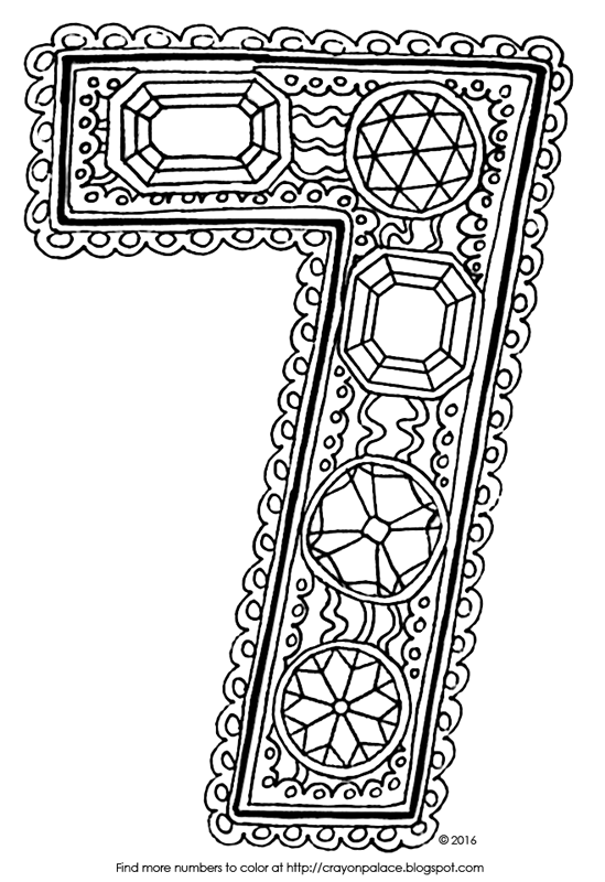 Crayon Palace: Gem Numbers: Seven