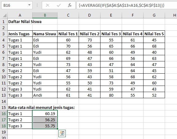 Panduan Dan Contoh Rumus Array Dukungan Office - vrogue.co