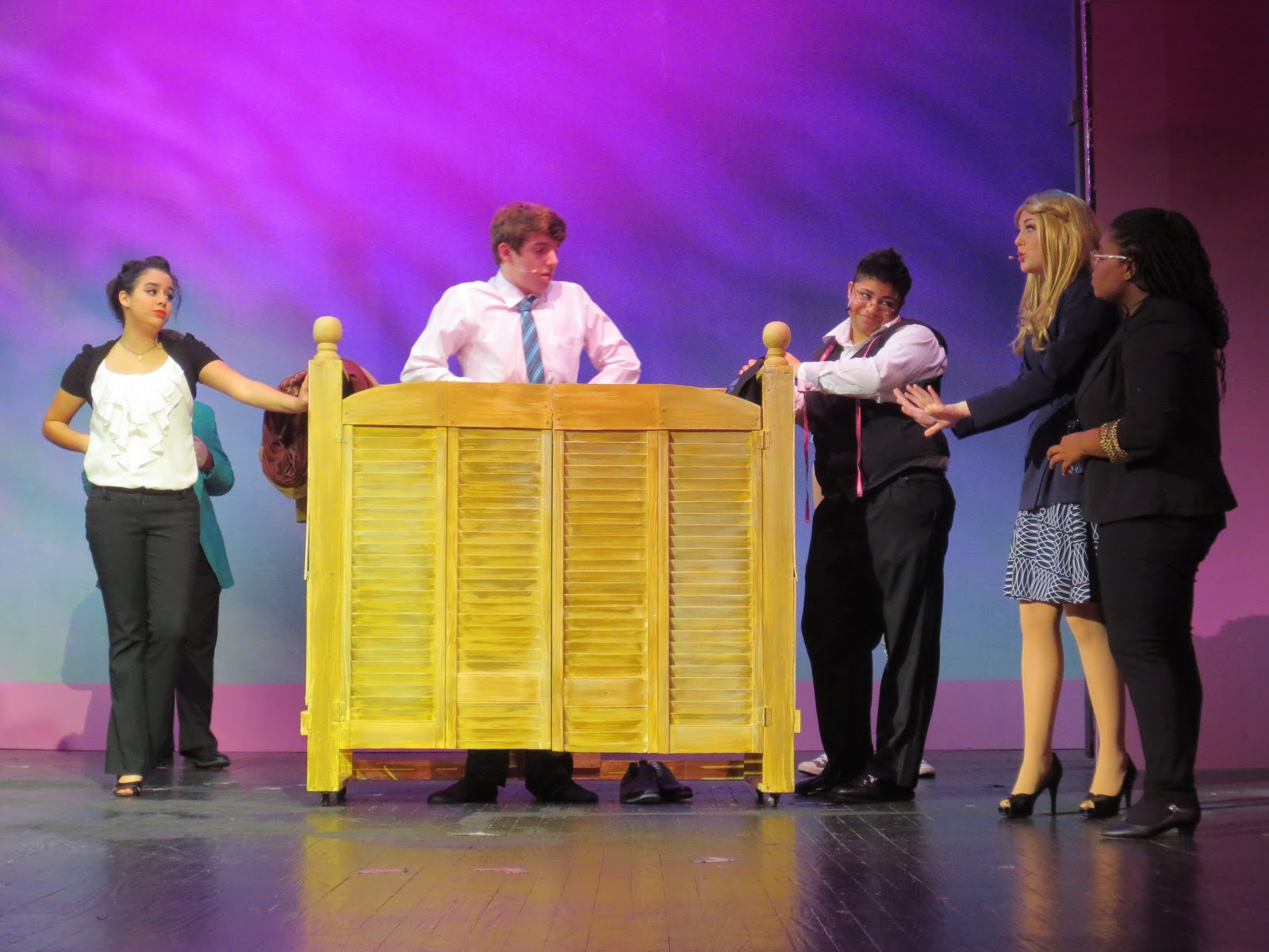 Uniquely Sprung Art Studio: Set Design - Legally Blonde by Bonnie Sprung