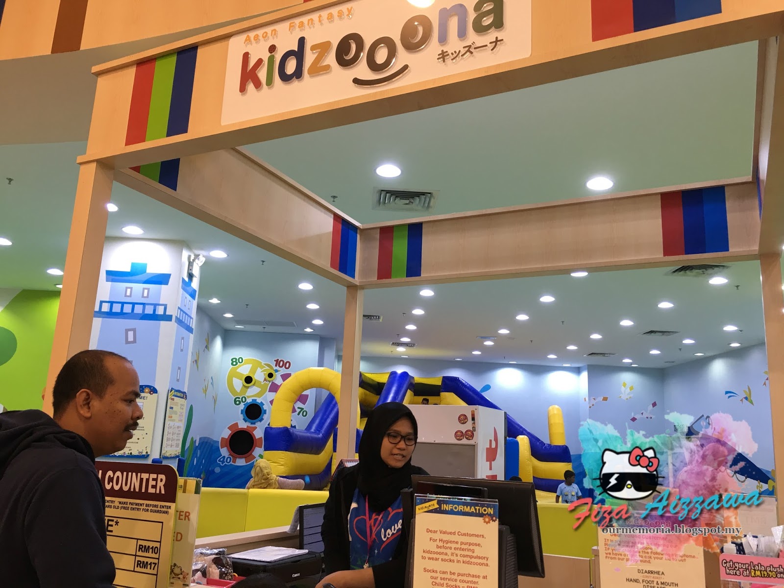 Melayan anak ke Aeon Fantasy Kidzoona