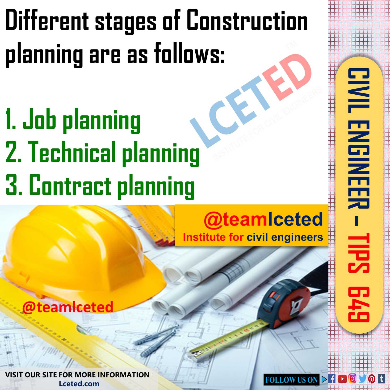 Stages Of Construction Planning | Job Planning | Technical Planning ...