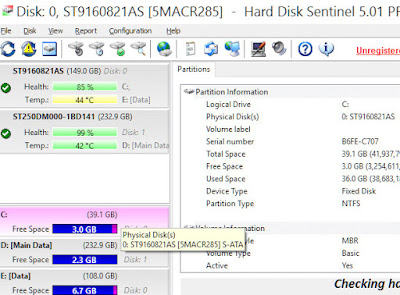 Cara Cek Kesehatan HDD Hardisk dan SSD dengan HD Sentiel