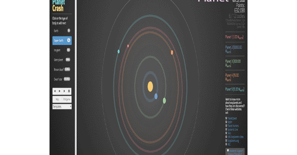 Michelle's blog updates: PLANET CRASH & PARTICLE CLICKER 3D CUBE