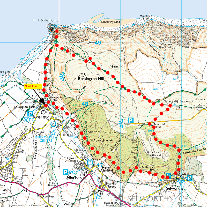 Seventy Five: Bossington to Selworthy