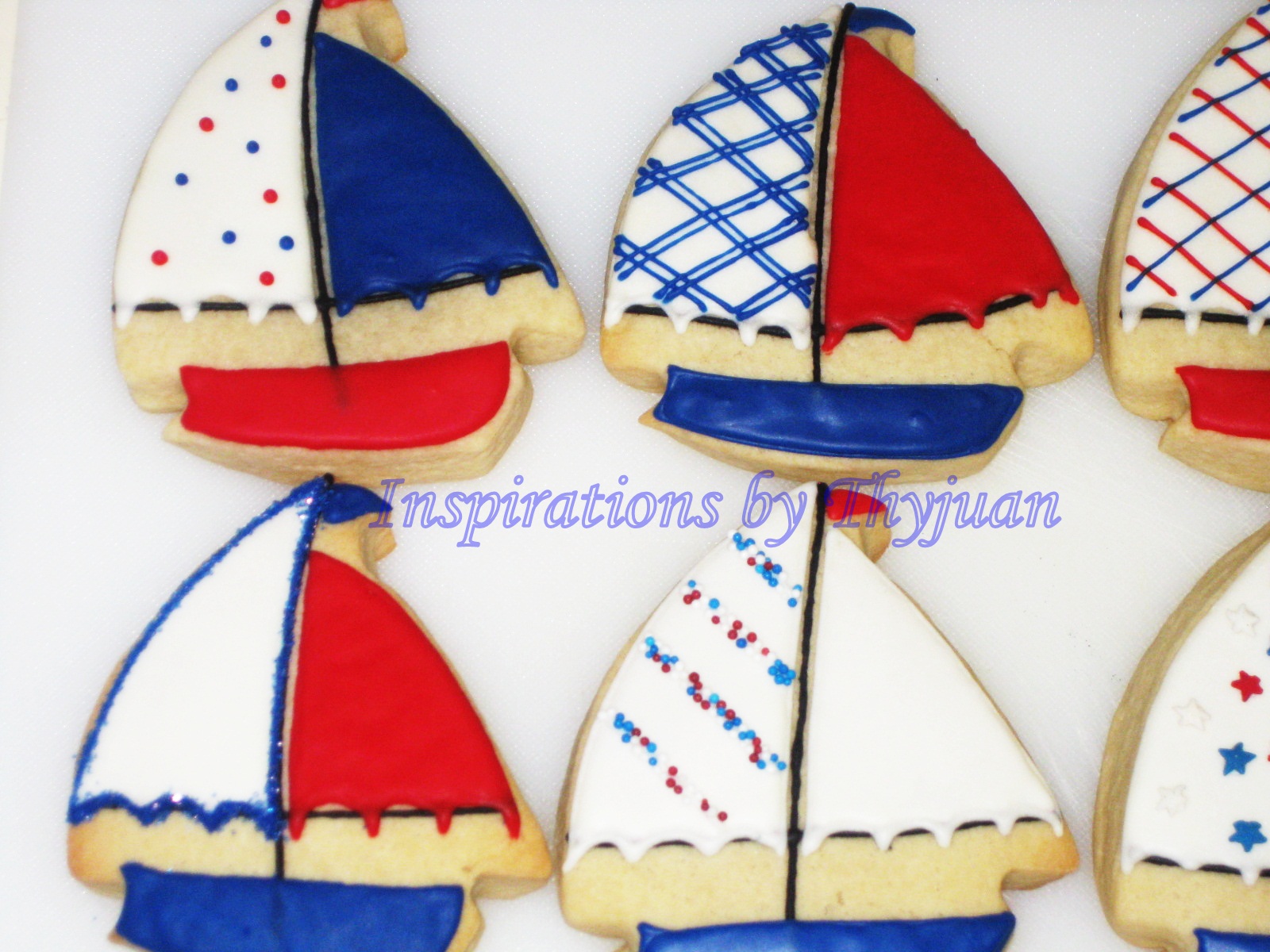 Inspirations by Thyjuan LLC.: Sailboat Cookies