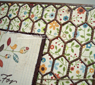 Glitter, Stamps, & Ink: Rusty Chicken Wire card