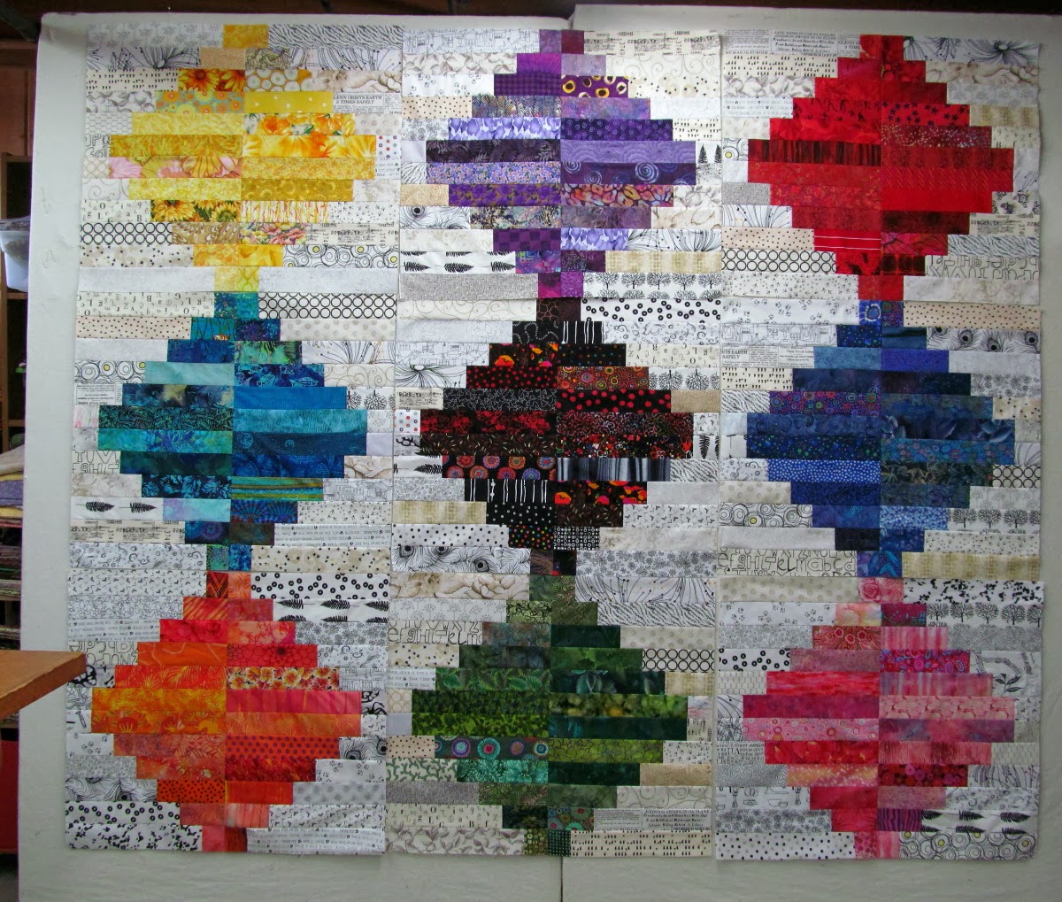 Exuberant Color : All nine blocks............