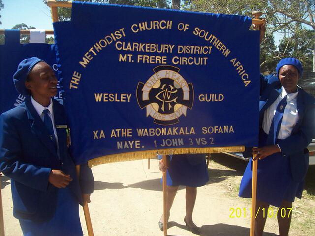 WESLEY GUILD (SA): Flags procession at Clarkebury district
