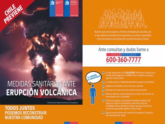 Infórmese de medidas generales y preventivas ante erupción volcánica ...
