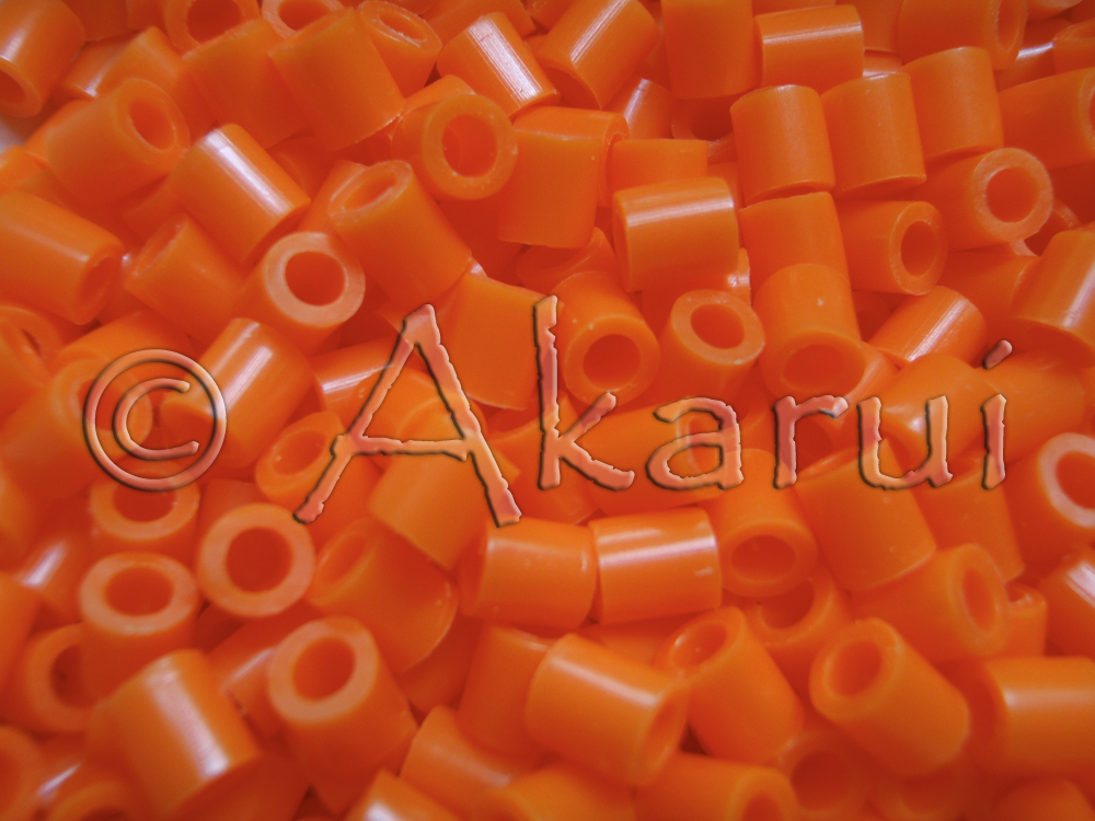 S04- Orange Pyssla Beads | Akarui