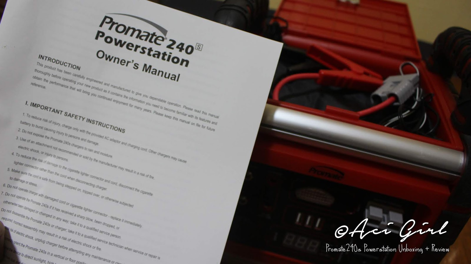 The Promate 240s Powerstation Review | Aci Girl