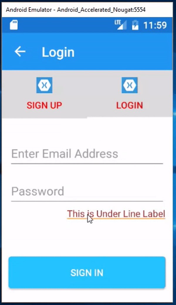 Xamarin.Forms Custom Underline Label Xamarin.Forms Custom Underline Label
