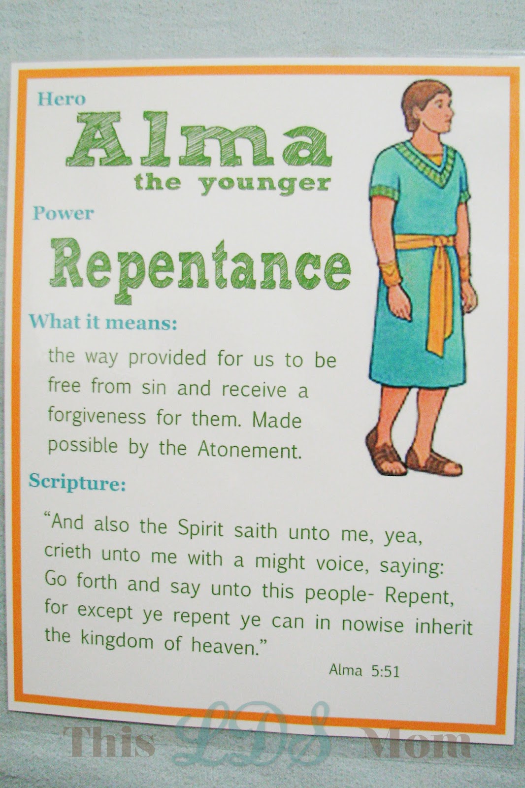 This LDS Mom: Scripture Heroes: Alma the Younger