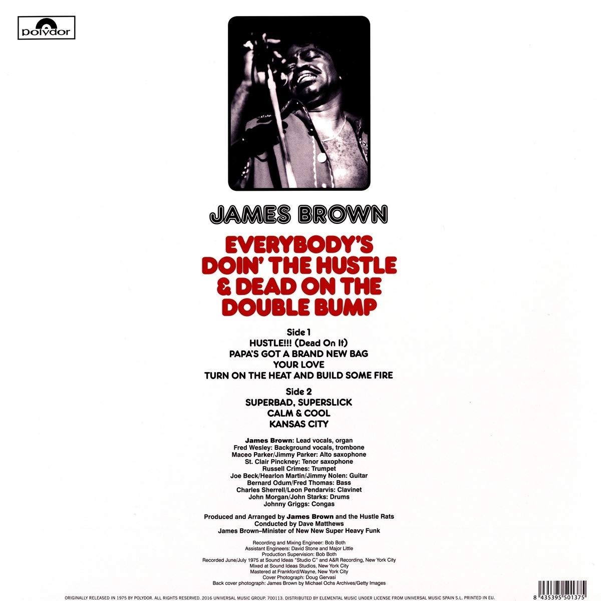 Classic Rock Covers Database: James Brown - Everybody's Doin' the ...