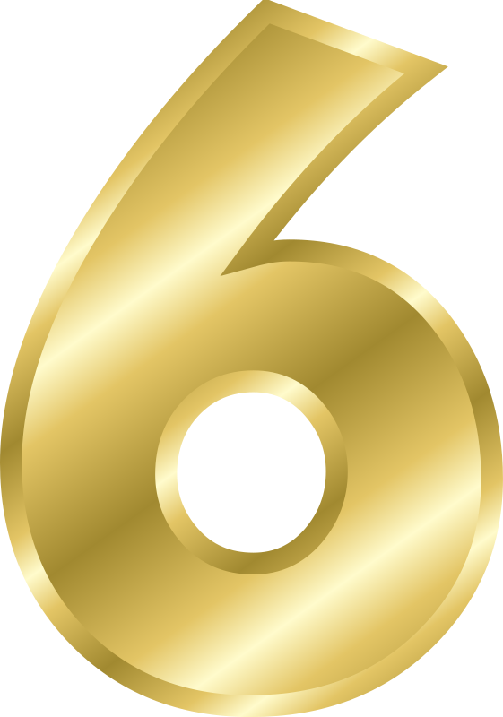 Free Printable: Gold Numbers 0 to 9 ~ Classroom Colors