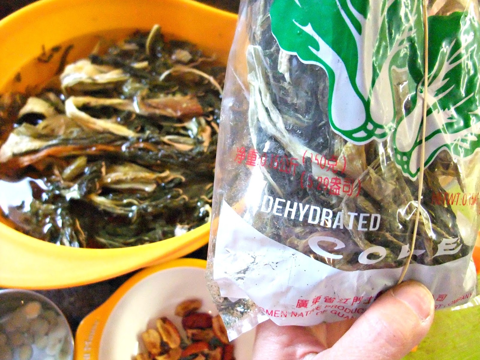 Susan's Savour-It!: Chinese Dried Bak Choy (Cole) and Pork Soup...