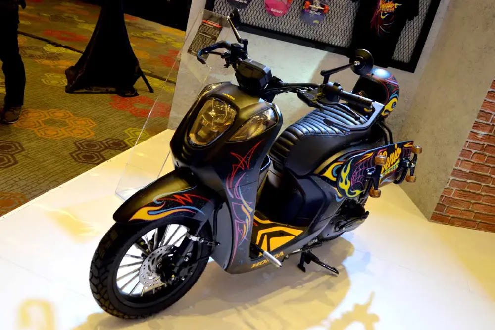 Genio Modif - Tampil Racing Honda Genio Ini Pakai Kelir Tim Repsol ...