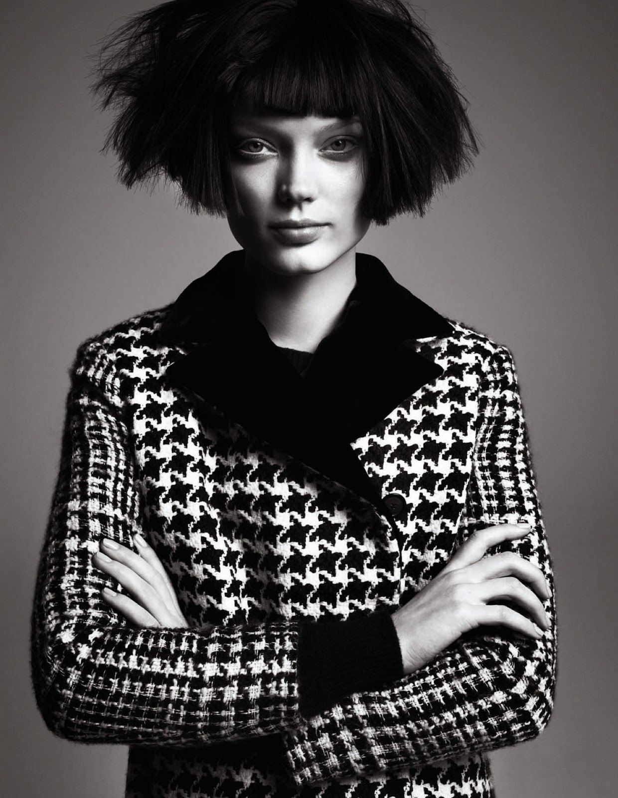 the misshapes: naty chabanenko by david vasiljevic for uk elle july ...