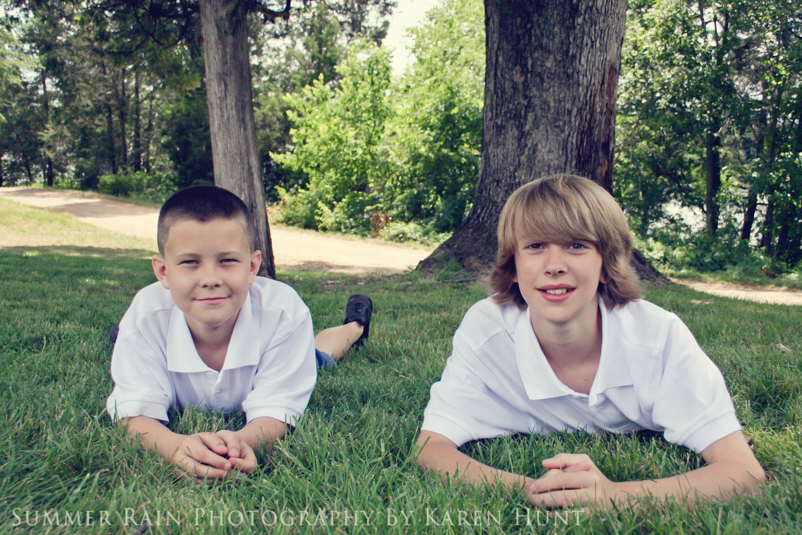 Summer Rain Photography by Karen Hunt : The Utterback Family