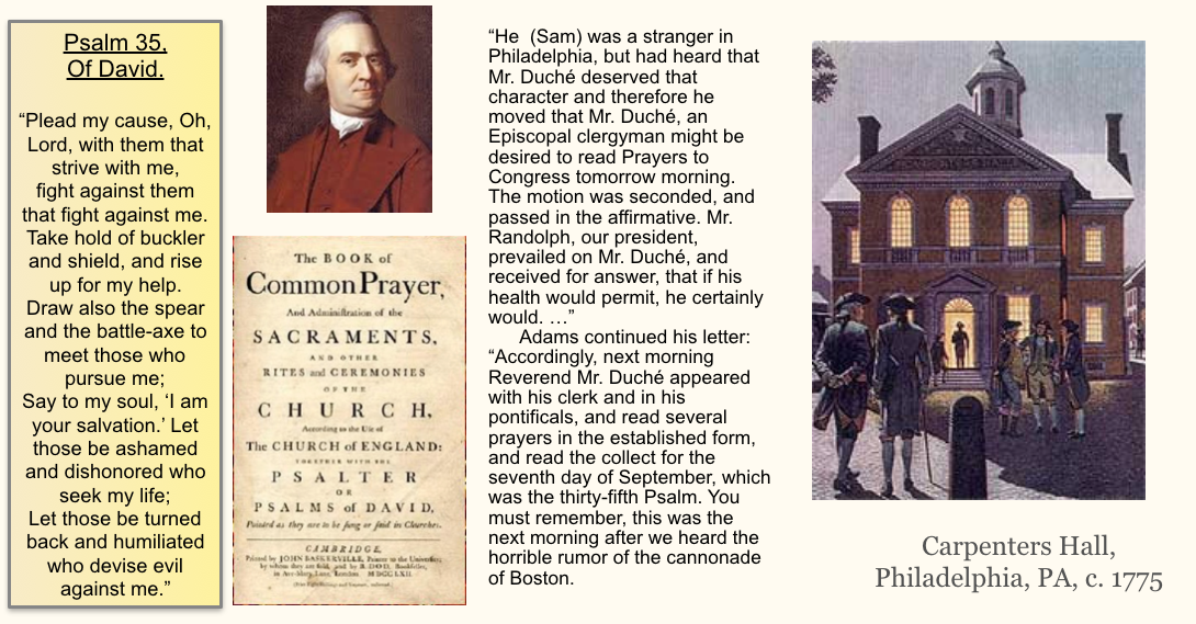 Faith, Prayer and Our Founding Fathers