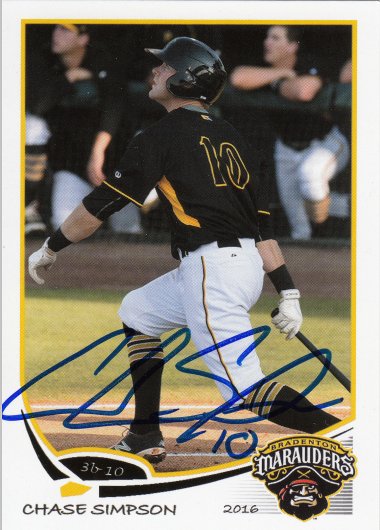 Daily Autograph: Chase Simpson