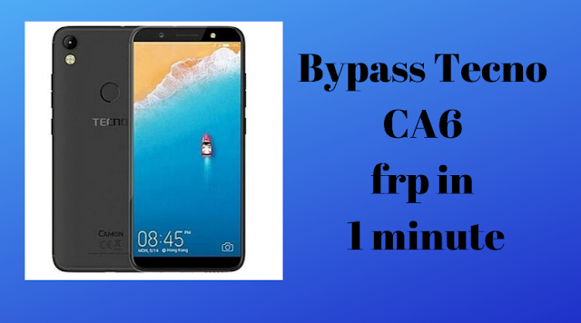 How to bypass Tecno CA6(Camon CM) frp in 1 minute[100% working guide] | MOBIPROX