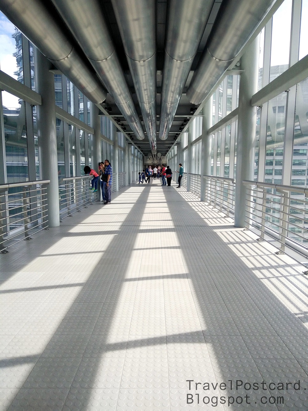 Travel Postcard: Skybridge and Pinnacle of Petronas Twin Towers
