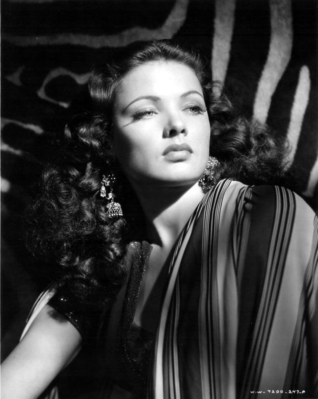33 Gorgeous Photos of Gene Tierney During Filming “Sundown” in 1941 ...
