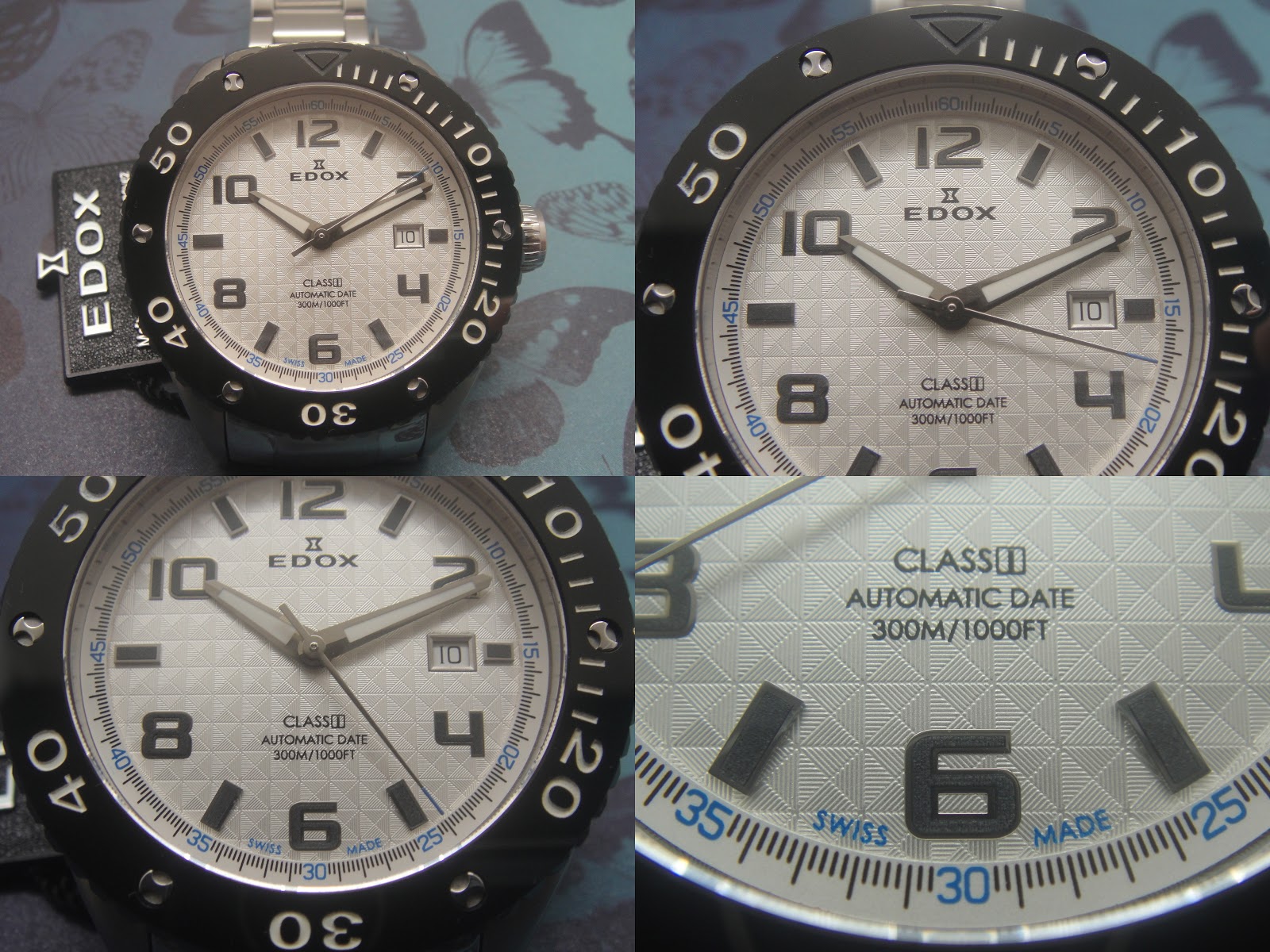 Antique Watch Bar: EDOX CLASS 1 AUTOMATIC DATE 300M 80079-3-AIN2 01