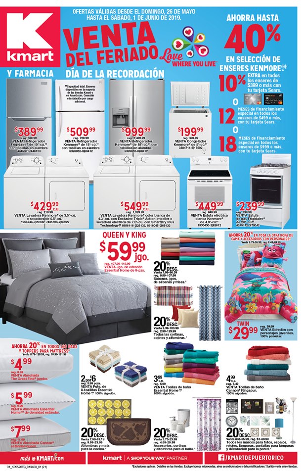 Ahorros Diarios Usando Cupones: Especiales válidos en las tiendas Kmart ...