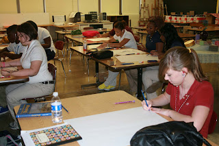 Mrs. Macre's Art Class: Value Study of the Sheet