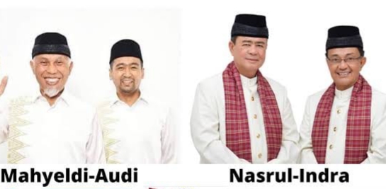 Nasrul Abit - Indra Catri Tertinggal 2,4 Persen dari Mahyeldi - Audy ...