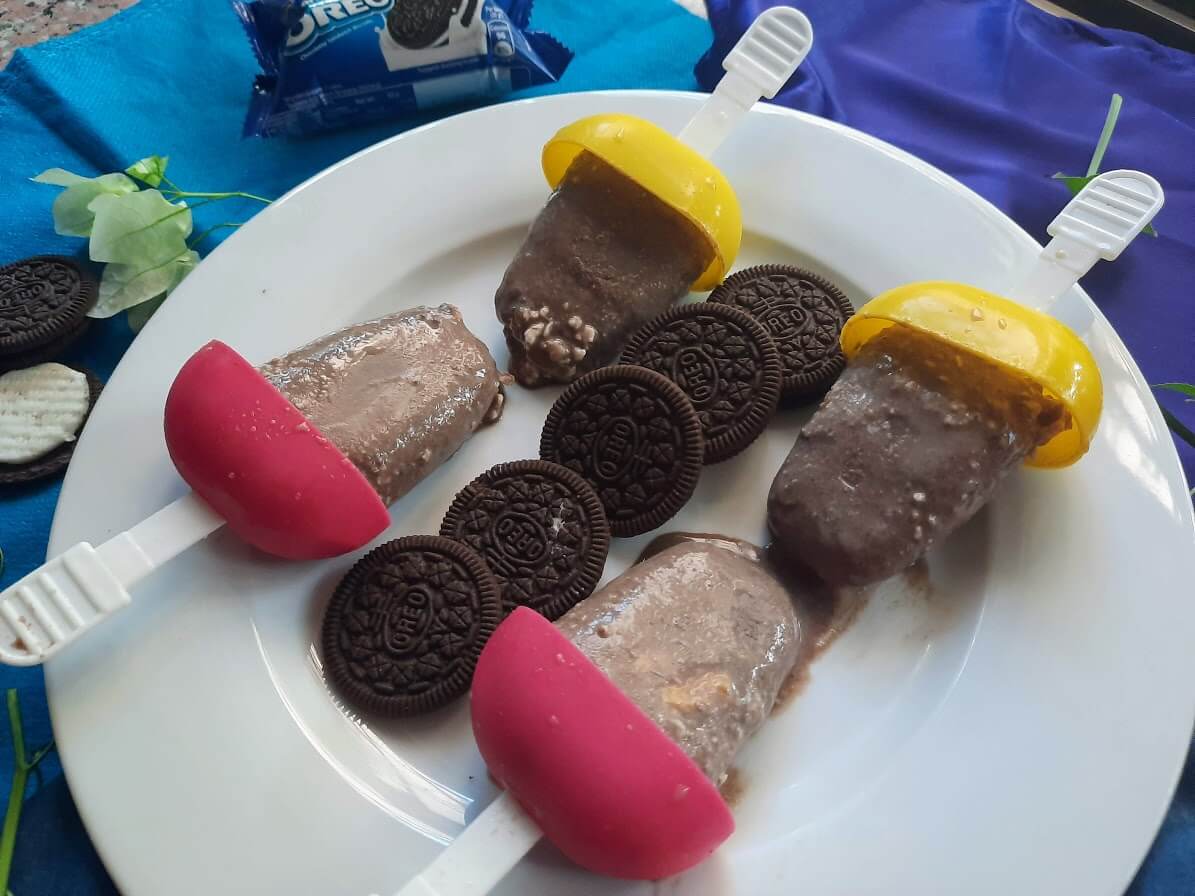 Everyday Cooking : Oreo Biscuit Ice cream Recipe in Lockdown