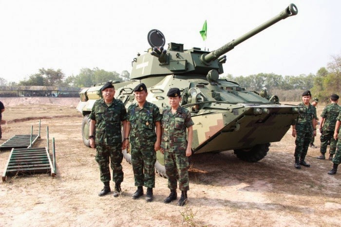 DEFENSE STUDIES: BTR-3E1 with 90mm CMI CSE90LP has been Tested in Thailand