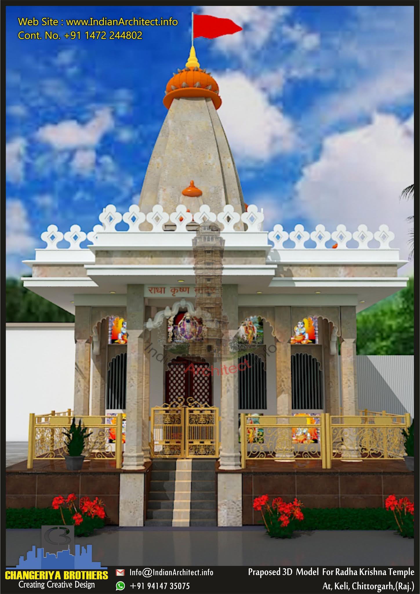 P527 : Temple Project Radhe Krishna Temple @ Keli, Nimbhera ...