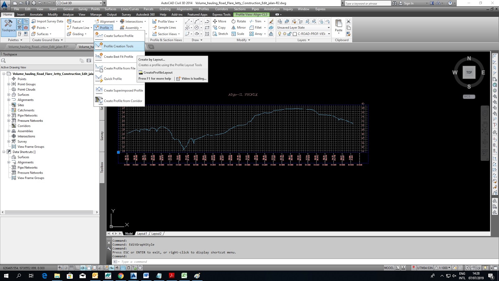 Linux , Java, DimCon & Surveyor Activities: Autocad Civil 3D - Design ...