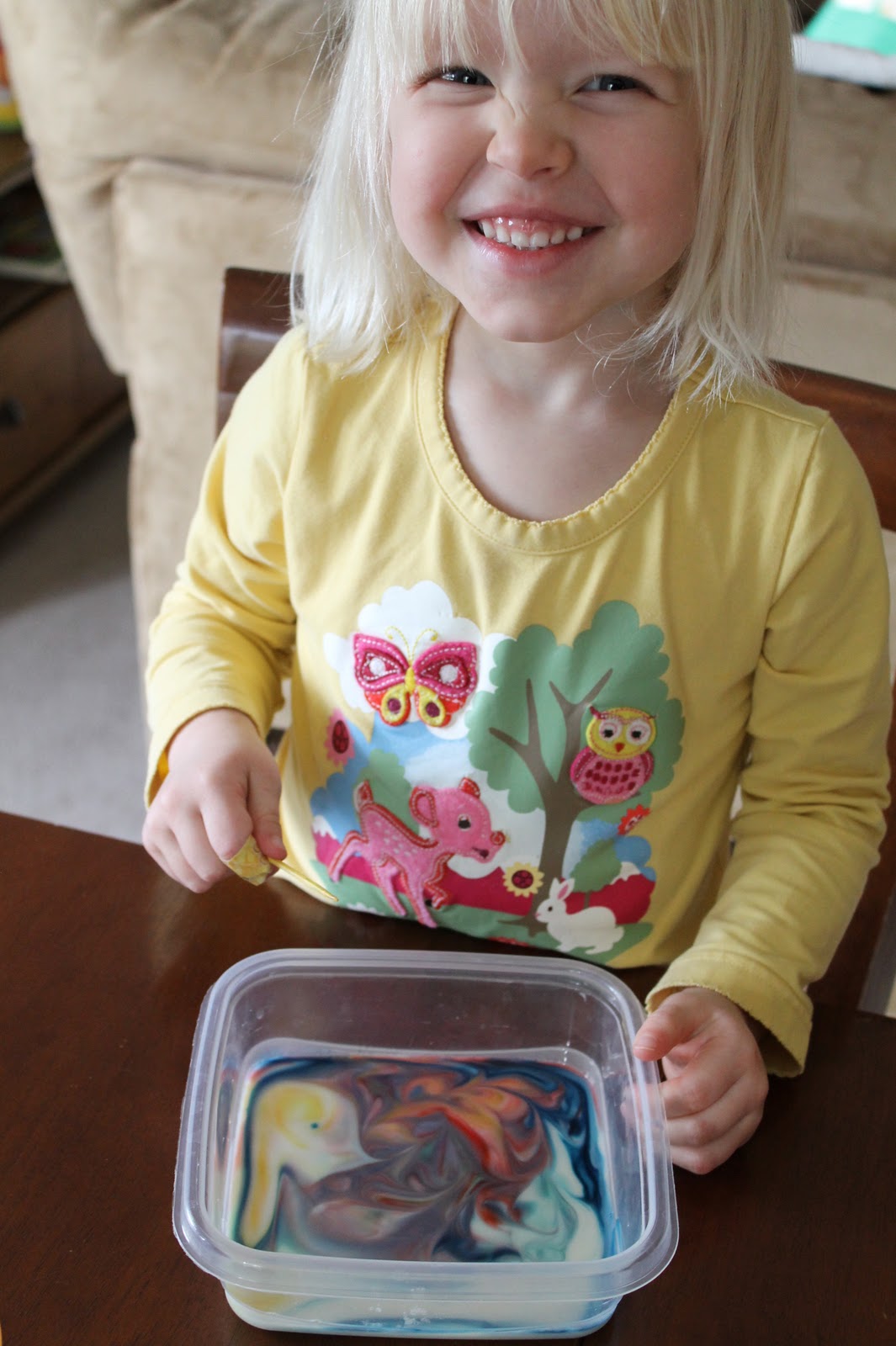 Frugal Fun: Magic Milk Paint - The Purposeful Mom