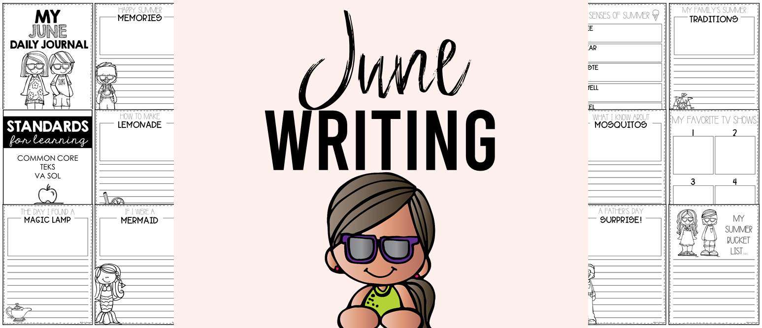 No Prep Daily Writing Prompts for June | Mrs. Bremer's Class