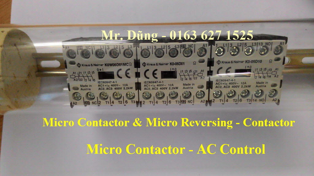 KRAUS & NAIMER VIỆT NAM: micro contactor 3P | Micro Contactor Relay ...