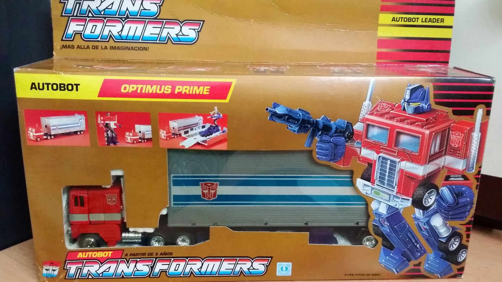 OPMEGS: Spanish Gold Box Optimus Prime