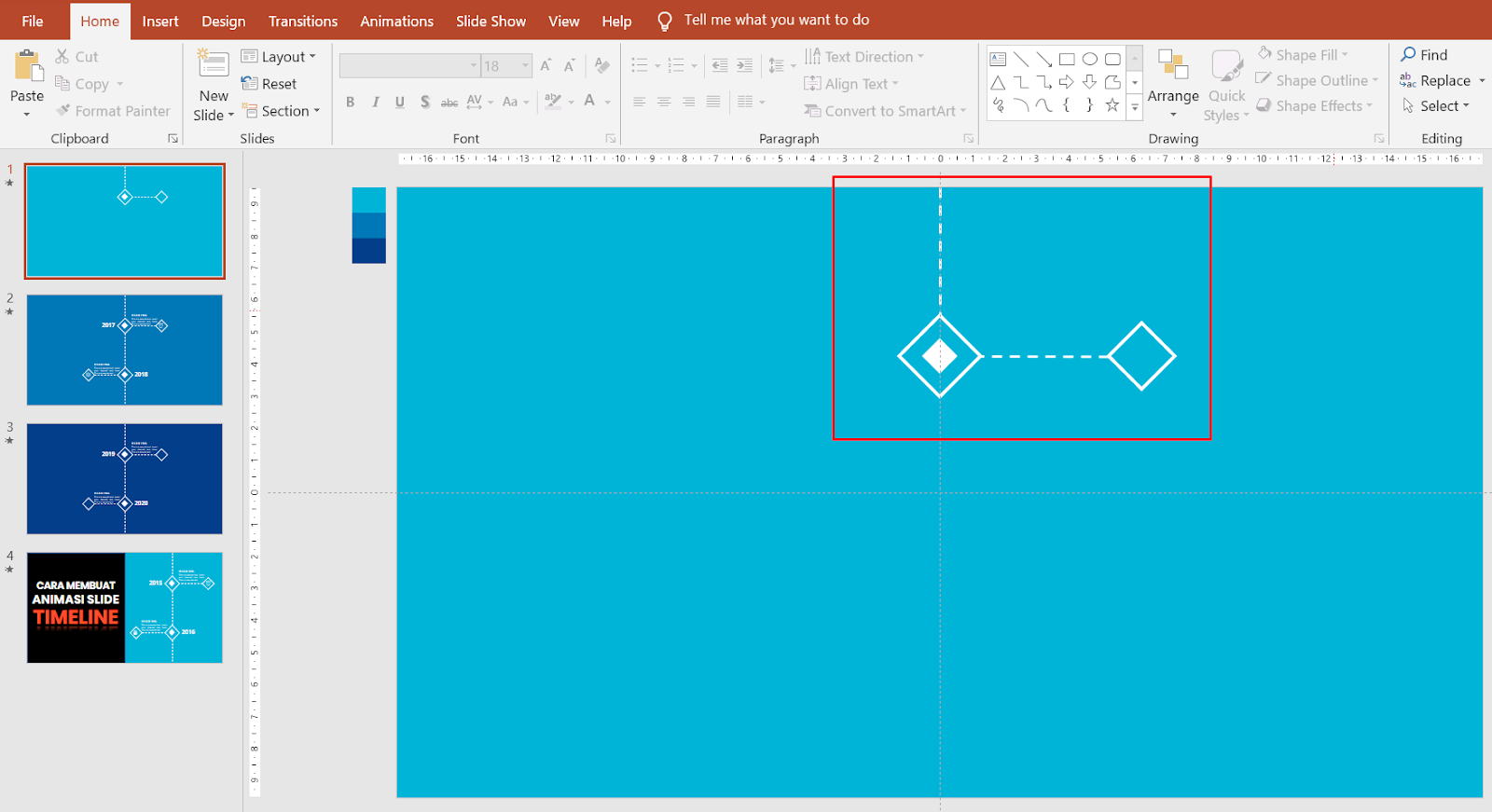 Cara Membuat Animasi Slide Timeline di Powerpoint