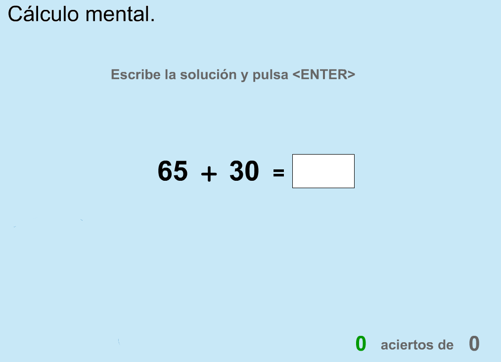 EL BLOG DE TERCERO: CÁLCULO MENTAL: SUMAR O RESTAR DECENAS COMPLETAS