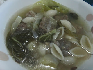 NILAGANG BAKA with SHELL MACARONI