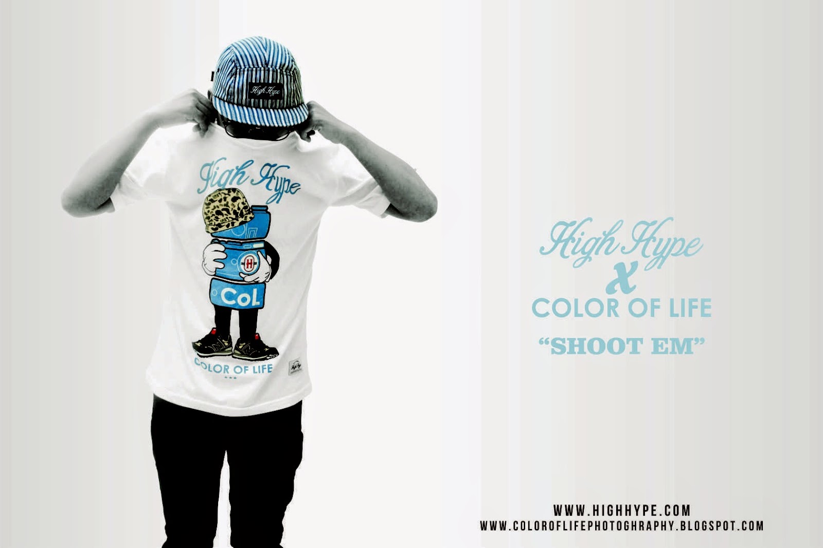 COLOR OF LIFE Branding: HIGH HYPE x COLOR OF LIFE T-SHIRT Collaboration...