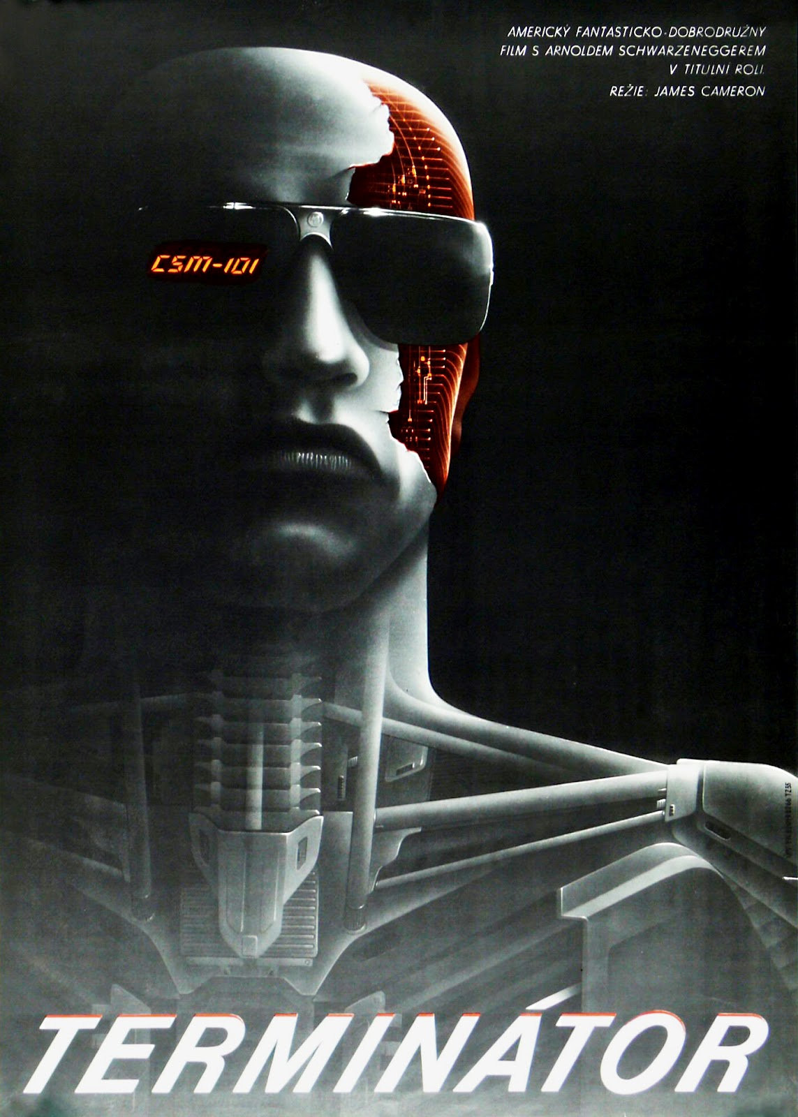 The Geeky Nerfherder: Movie Poster Art: The Terminator (1984)