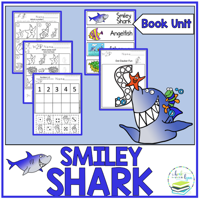 SMILEY SHARK BOOK UNIT ~ Book Units by Lynn