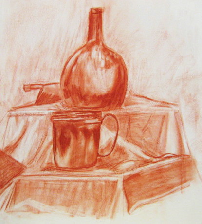 Ocean Art Broadside: Basic Drawing-Conte Crayon