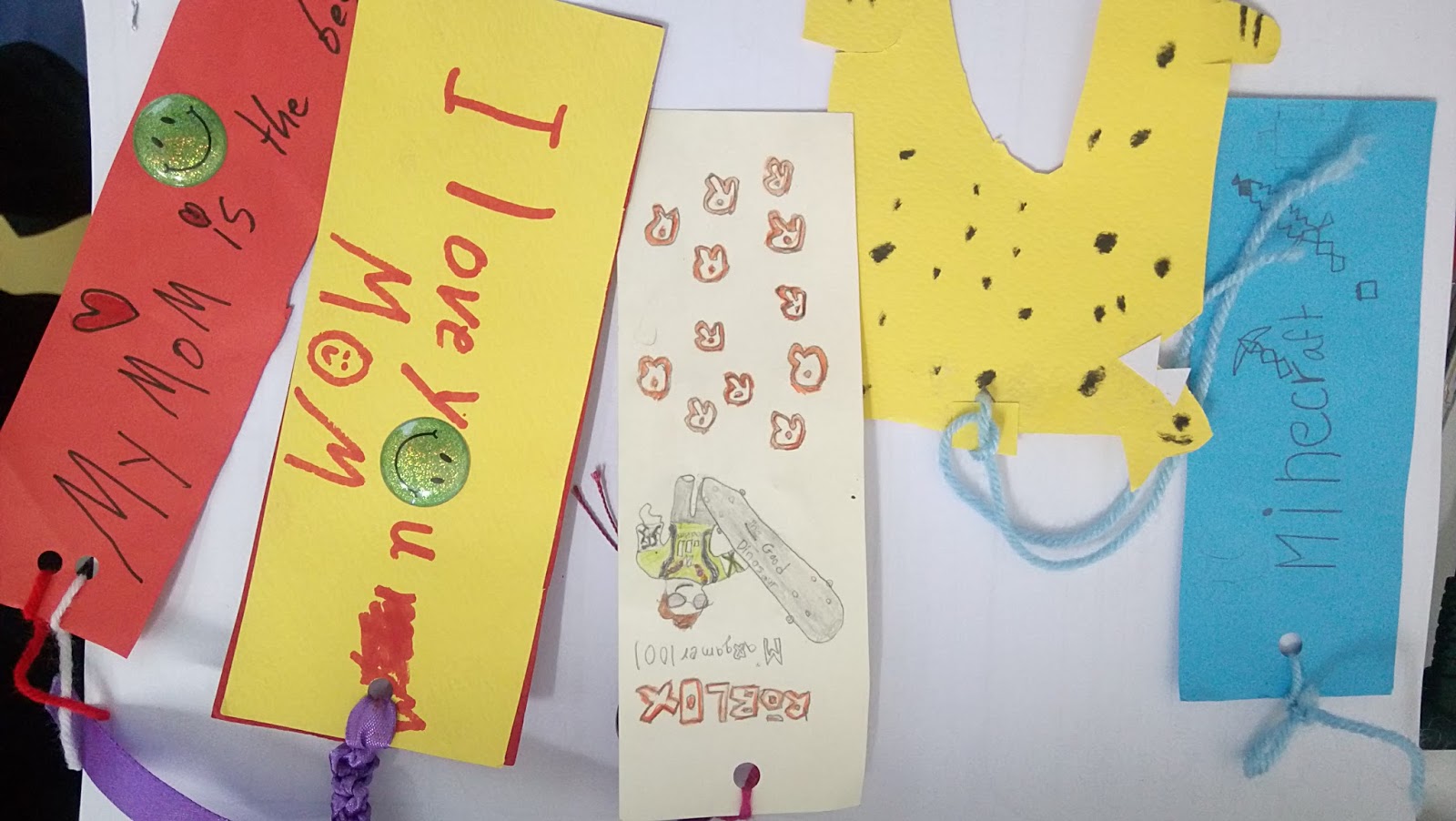 GRADE 5A (2015-2016): ART - bookmark making