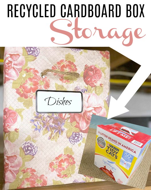 Recycled Cat Litter Cardboard Box