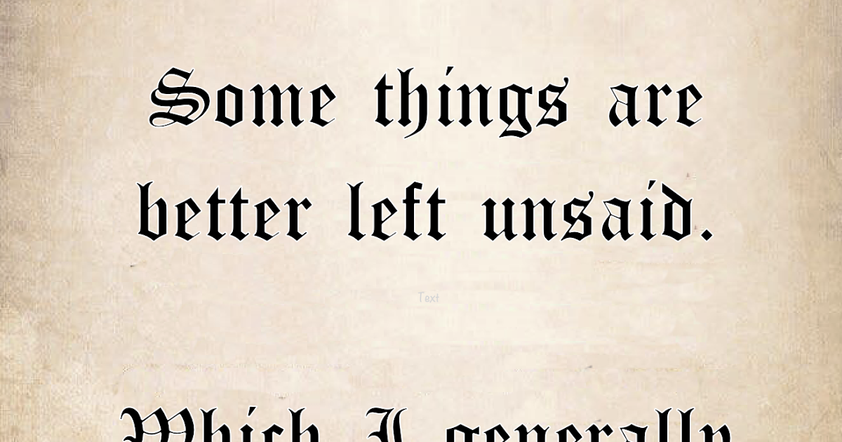 Skips House Of Chaos Some Things Are Better Left Unsaid